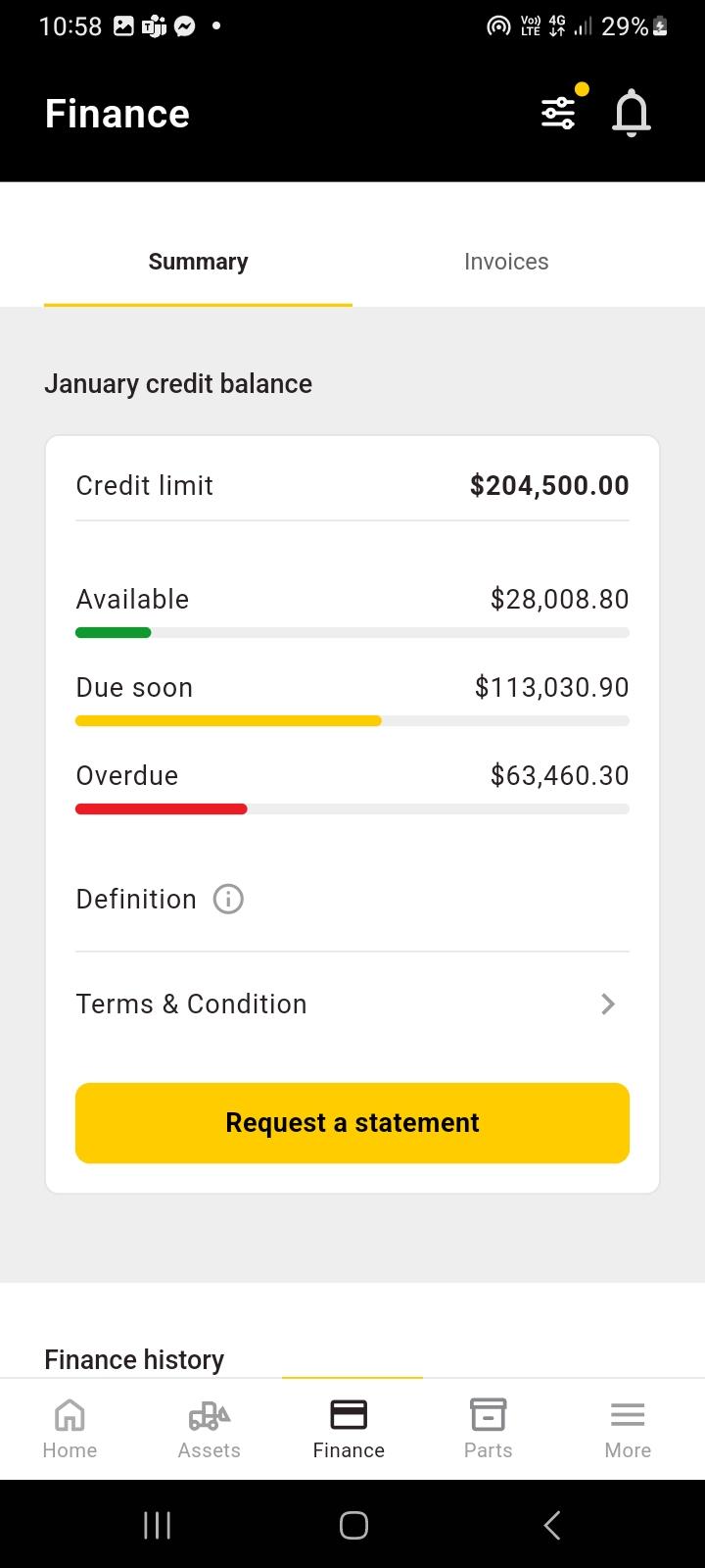 Finance Overview – HD360